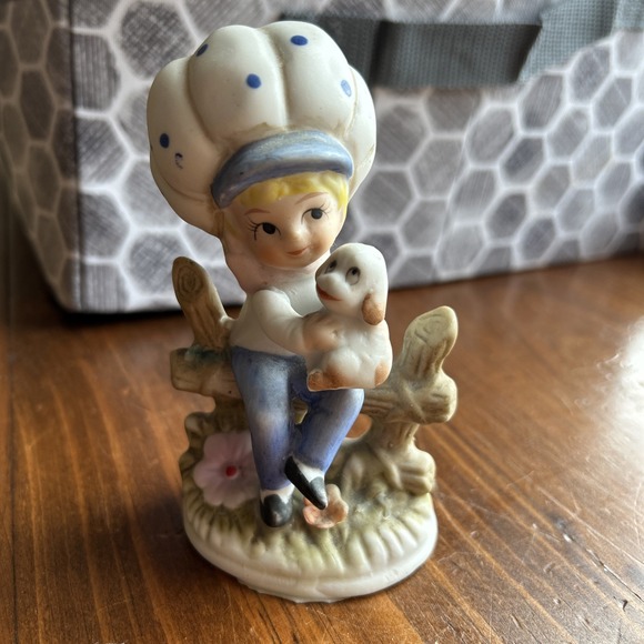 Royal Crown | Accessories | Vintage Crown Royal Bonnet Girl Blue Polka ...